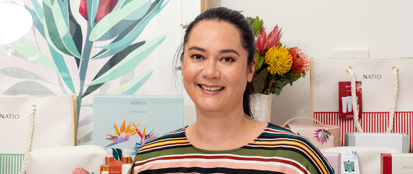 Artist Lamai Anne on Natio Christmas collaboration - Natio